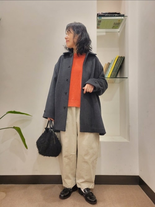 セール】『スタッフ企画』モールヤーンボートネックニット（ニット