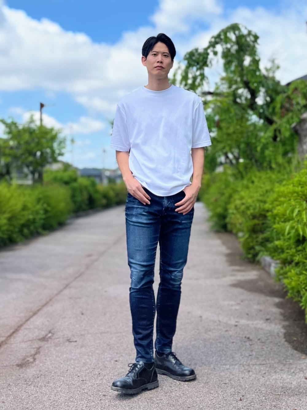 takamitsu suzuki｜UNIQLOのTシャツ/カットソーを使ったコーディネート - WEAR