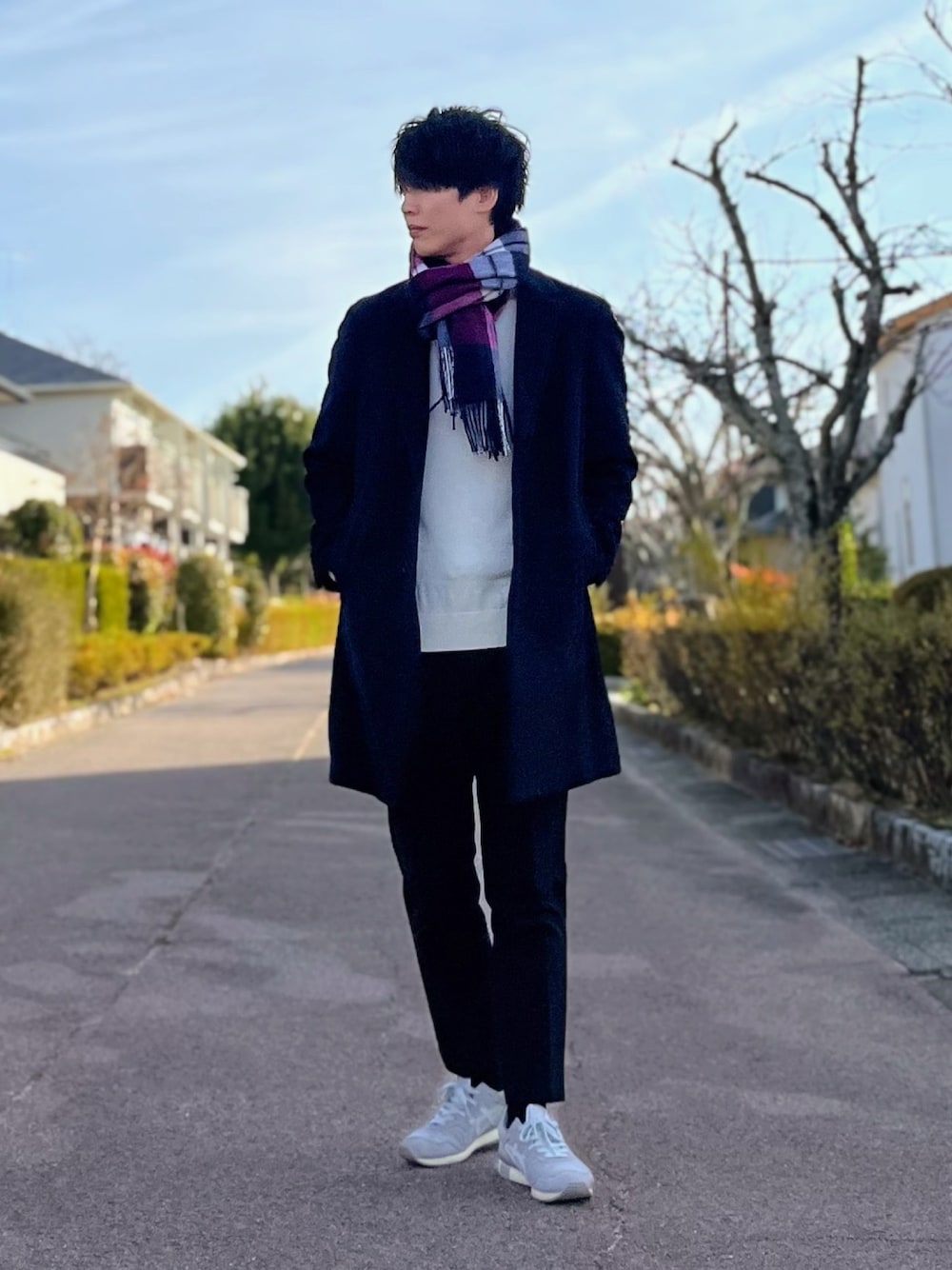 takamitsu suzuki｜UNIQLOのチェスターコートを使ったコーディネート - WEAR