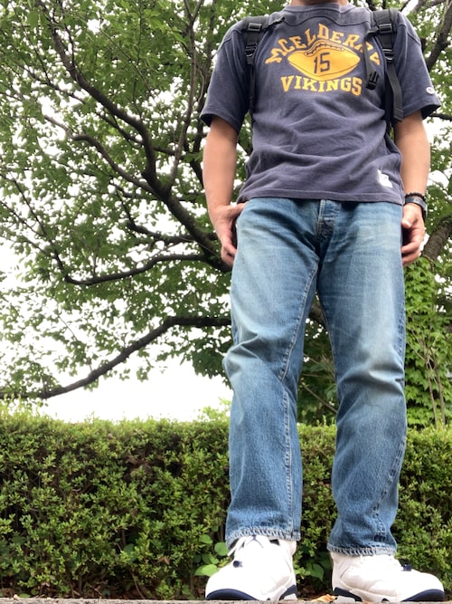 naoki__0603｜ChampionのTシャツ/カットソーを使ったコーディネート - WEAR