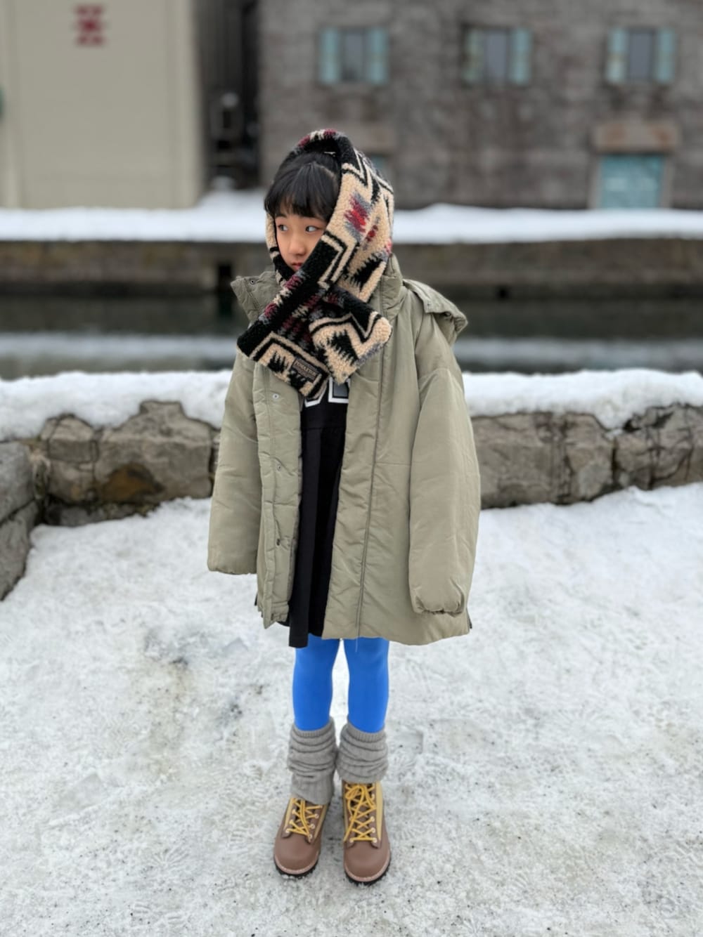 Nenene｜PENDLETONのマフラーを使ったコーディネート - WEAR