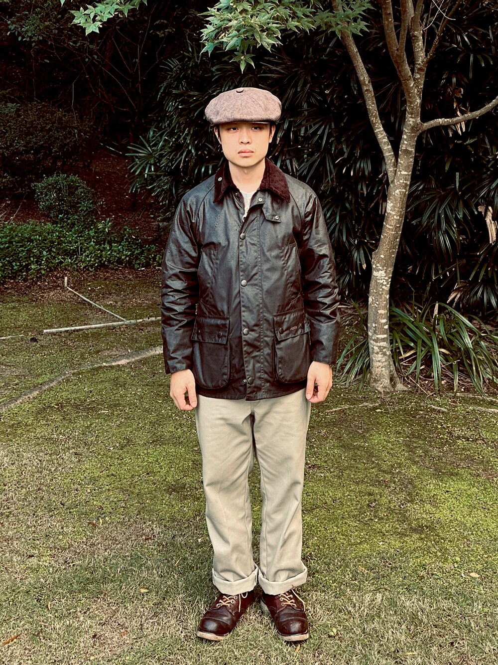 Jordan chang ｜Barbourのピーコートを使ったコーディネート - WEAR