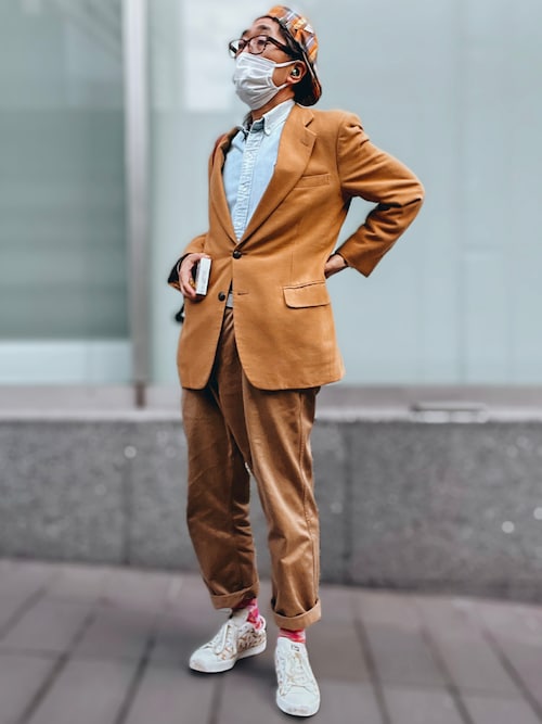 m.suzuki ｜CA4LAのハンチング/ベレー帽を使ったコーディネート - WEAR