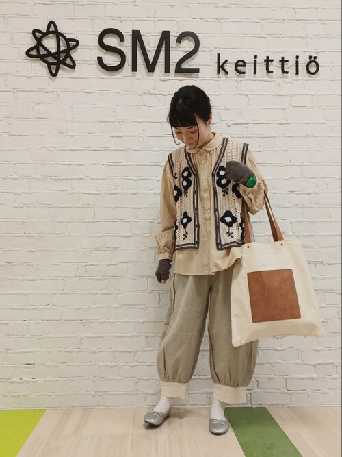 SM2 keittio 泉北パンジョどんぐりさんのベストを使ったコーディネート - ZOZOTOWN