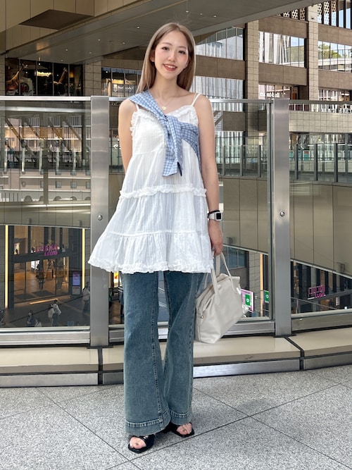 maya(FREE'S MARTルクア大阪)｜FREE'S MARTのワンピースを使ったコーディネート - WEAR