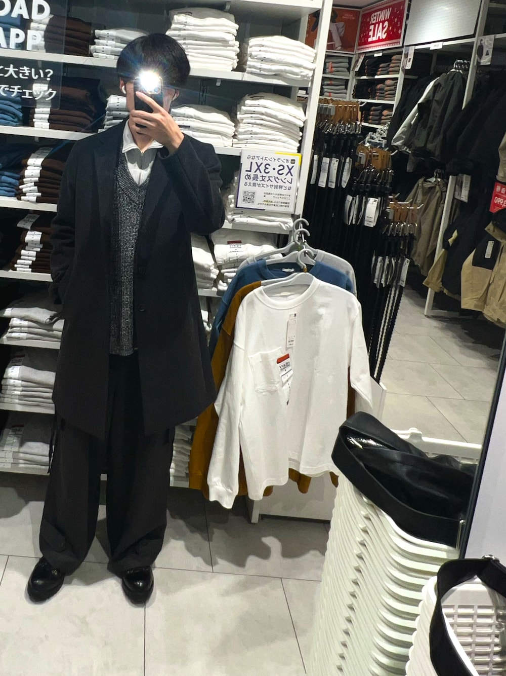 satomo_｜GLOBAL WORKのステンカラーコートを使ったコーディネート - WEAR