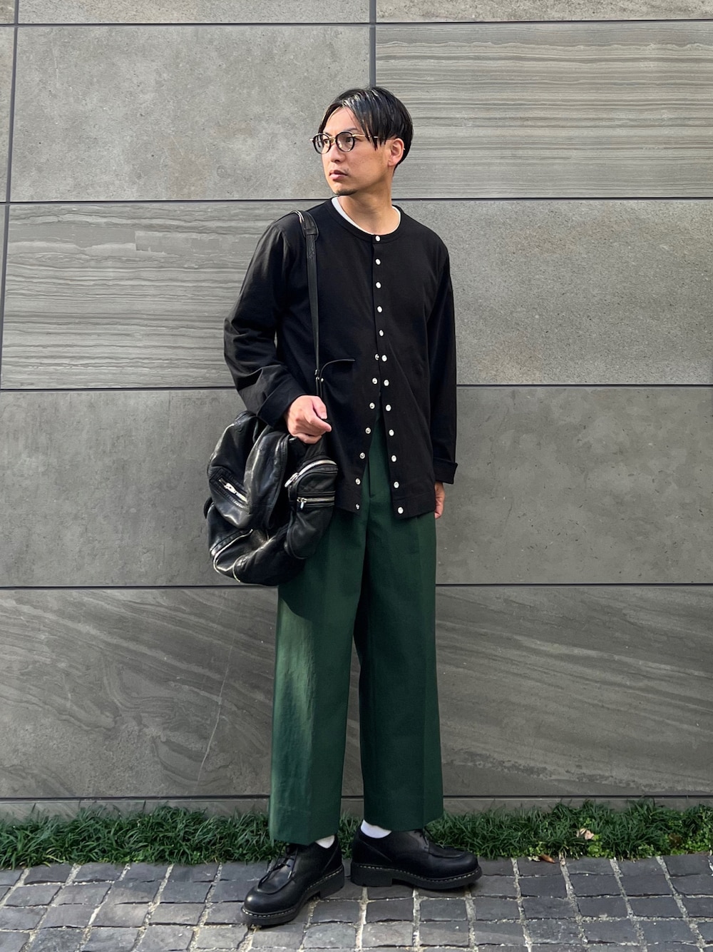松波 侑亮｜agnes b.のカーディガン/ボレロを使ったコーディネート - WEAR