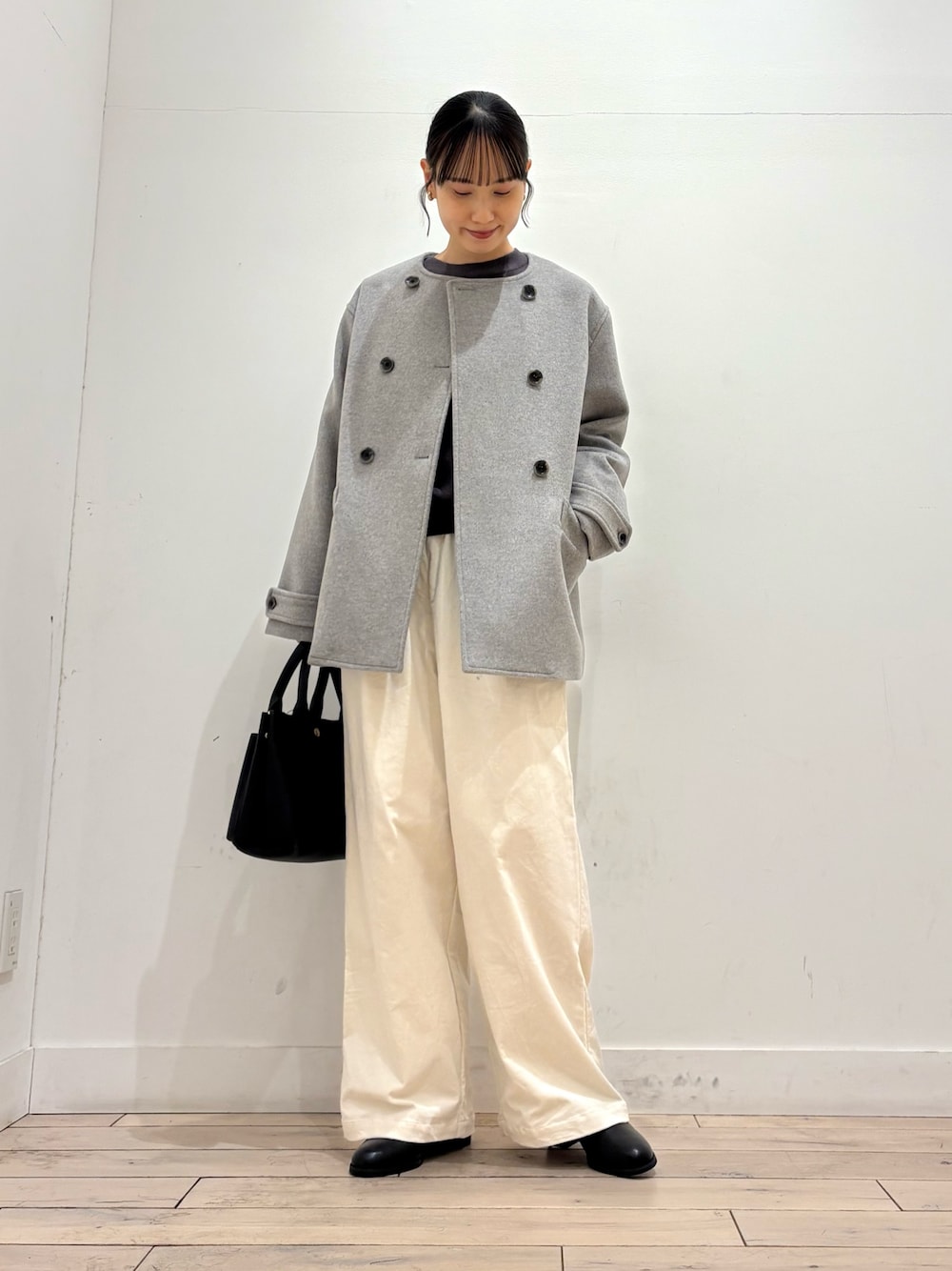 ami(DOORS ららぽーと立川立飛)｜URBAN RESEARCH DOORSのピーコートを使ったコーディネート - WEAR