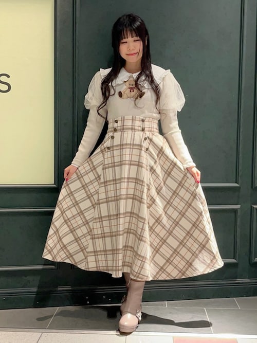 ぁゅゅ(axes femme POETIQUE HEP FIVE 店)｜axes femme POETIQUEのニット/セーターを使ったコーディネート - WEAR