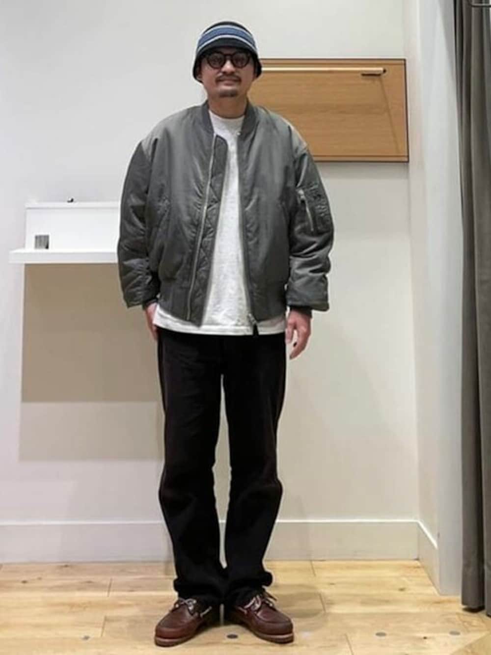 B:MING by BEAMS MEN(B:MING LIFE STORE by BEAMS)｜B:MING by BEAMSのMA-1を使ったコーディネート - WEAR