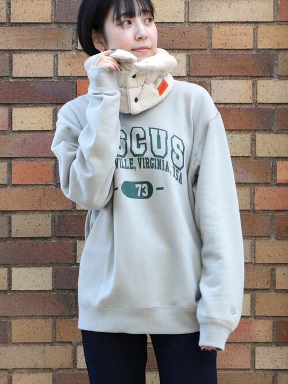 setup7_women(SETUP7)｜UNIVERSAL OVERALLのネックウォーマー/スヌードを使ったコーディネート - WEAR