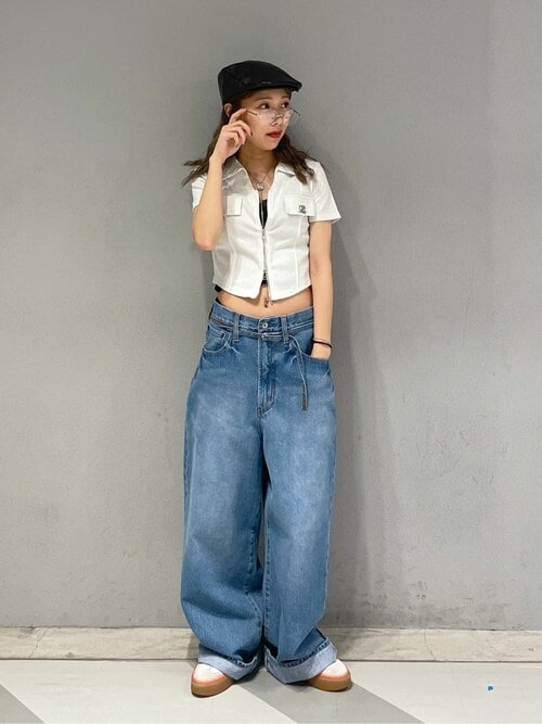 WEGO(WEGO STAFF)｜WEGOのデニムパンツを使ったコーディネート - WEAR