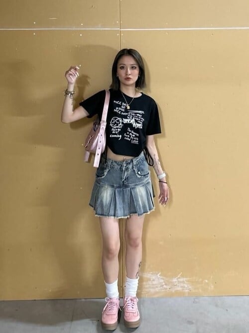 WEGO(WEGO STAFF)｜Figmentsのデニムスカートを使ったコーディネート - WEAR