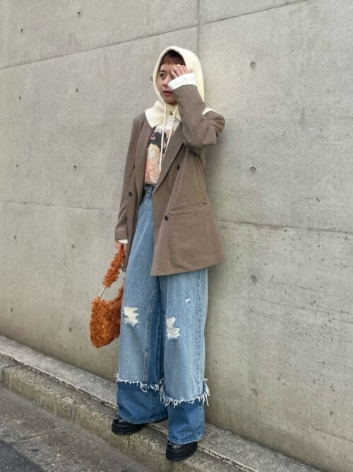 ROSE BUD STAFF(ROSE BUD STAFF)｜miciのその他アウターを使ったコーディネート - WEAR