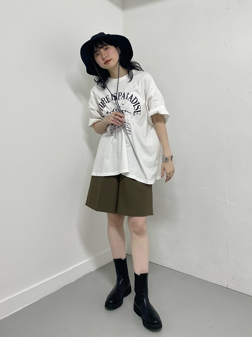 聖美(KBF 河原町OPA)｜KBFのTシャツ/カットソーを使ったコーディネート - WEAR