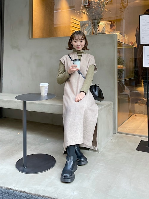 ちょこび｜classicalelfのジャンパースカートを使ったコーディネート - WEAR