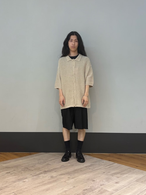 WHITELAND/ホワイトランド/KNIT S/S SHIRT（シャツ/ブラウス