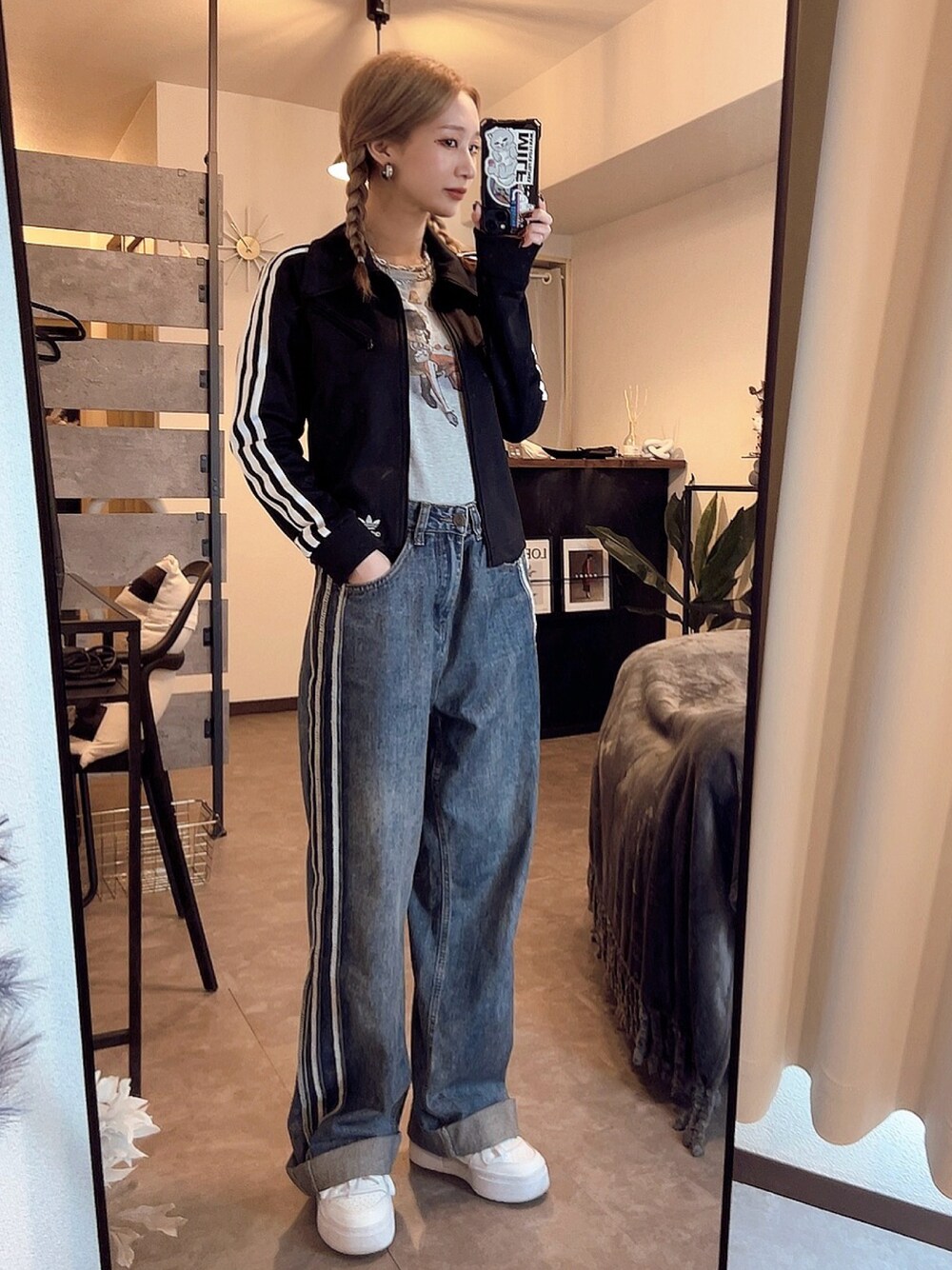 tomoka ｜me+em selectのデニムパンツを使ったコーディネート - WEAR