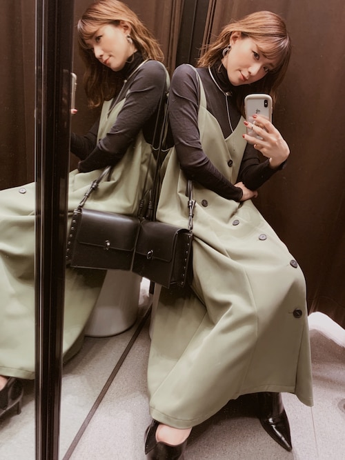 さつき みゆ🌛｜AMERIのワンピースを使ったコーディネート - WEAR