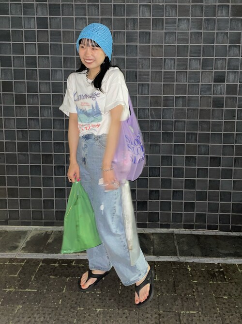 pon｜DISCOATのTシャツ/カットソーを使ったコーディネート - WEAR