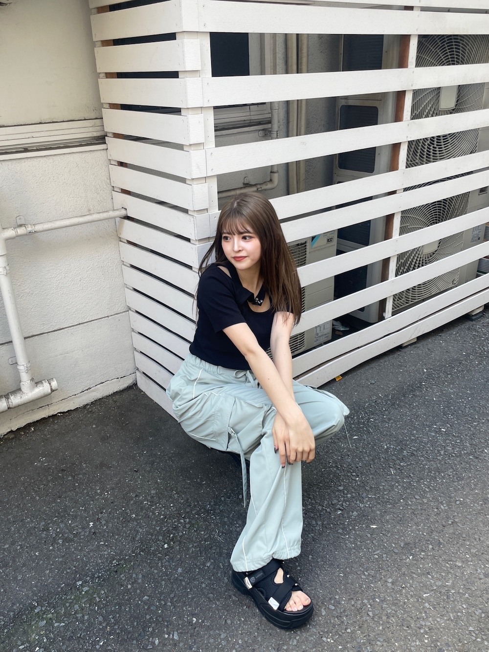 juri(MURUA)｜MURUAのTシャツ/カットソーを使ったコーディネート - WEAR