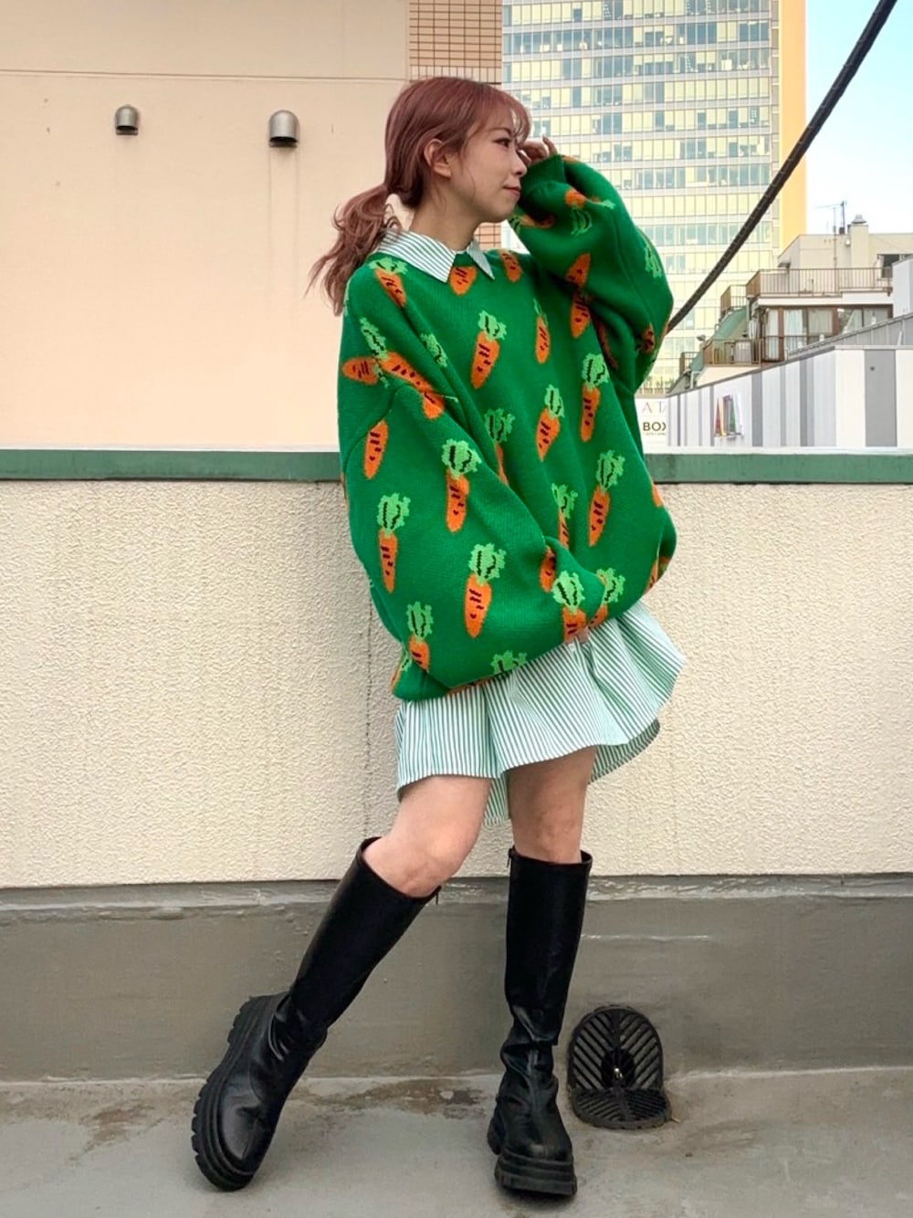 PUNYUS (PUNYUS)｜PUNYUSのニット/セーターを使ったコーディネート - WEAR