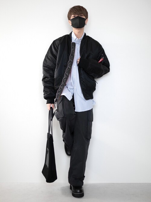 MASAKI｜ALPHAのMA-1を使ったコーディネート - WEAR