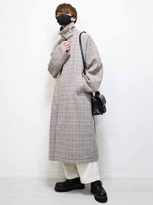 MASAKI｜CREARE -LINO-のステンカラーコートを使ったコーディネート - WEAR