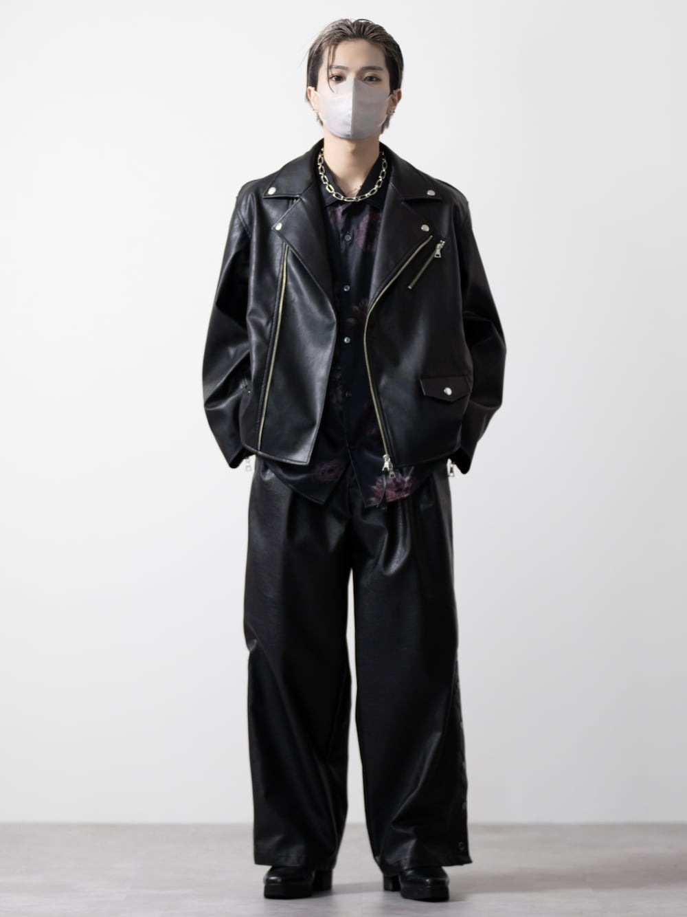 MASAKI｜CLELのライダースジャケットを使ったコーディネート - WEAR