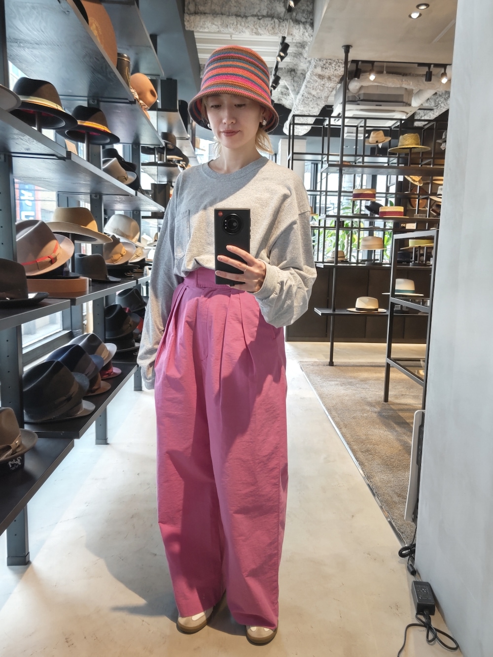 rninarni(OVERRIDE 南堀江)｜OVERRIDEのハットを使ったコーディネート - WEAR