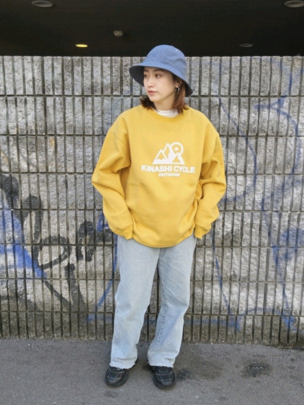 rninarni(OVERRIDE 南堀江)｜木梨サイクルのスウェットを使ったコーディネート - WEAR