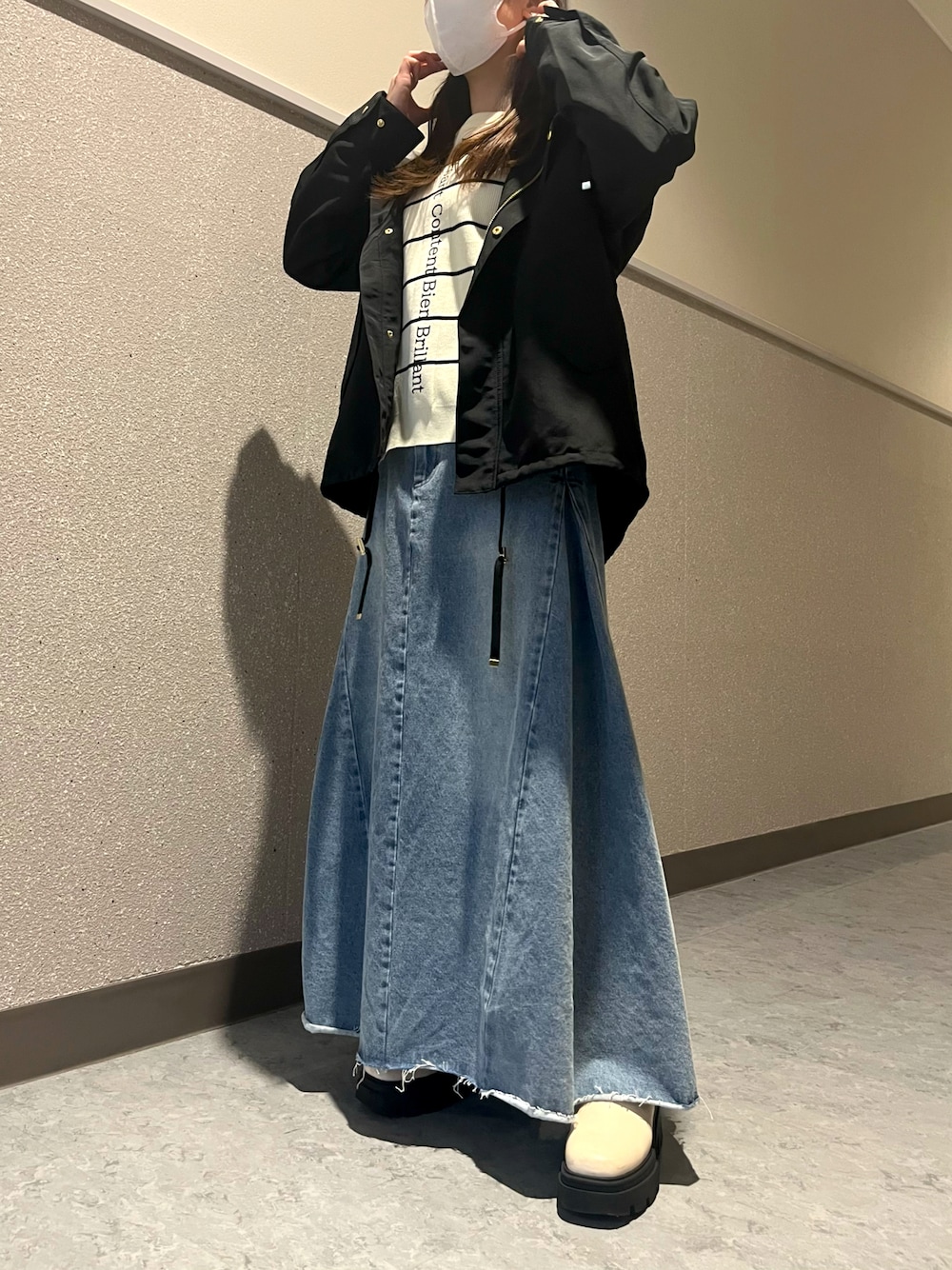 ひらちゃん(INTERPLANET WINGS 橿原)｜INTERPLANETのニット/セーターを使ったコーディネート - WEAR