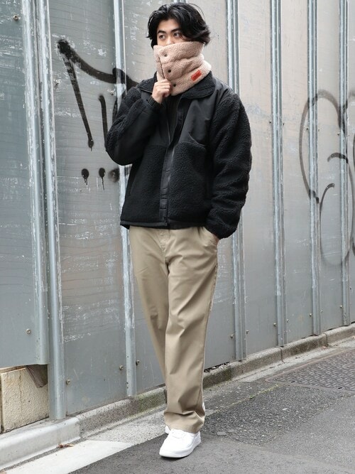 setup7_men(SETUP7)｜UNIVERSAL OVERALLのネックウォーマー/スヌードを使ったコーディネート - WEAR