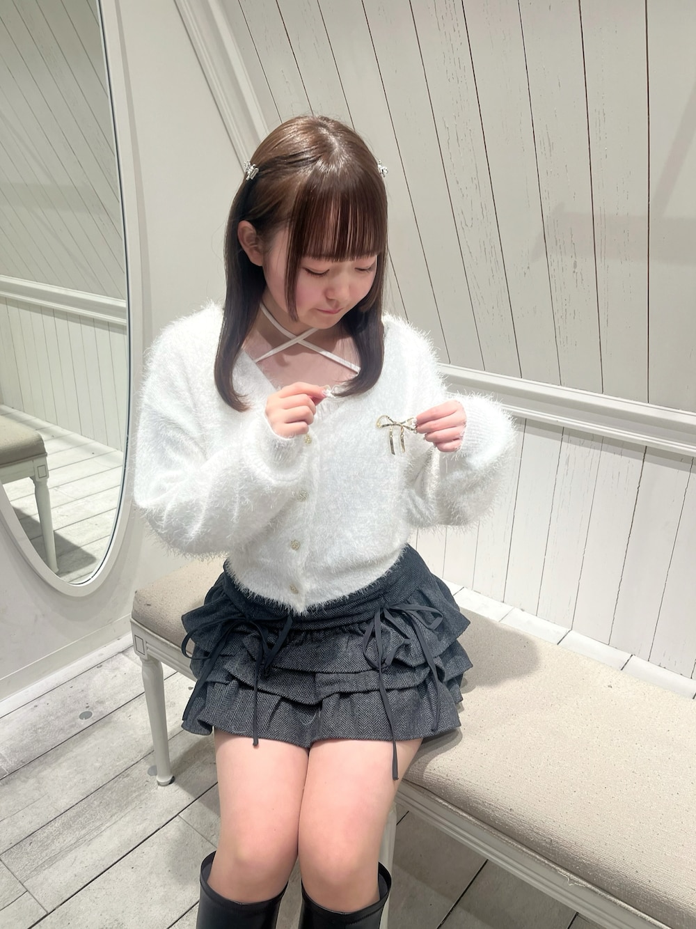 𝕥𝕠𝕞𝕠𝕜𝕒｜OLIVE des OLIVEのスカートを使ったコーディネート - WEAR