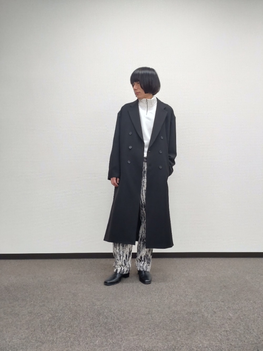 kenguchi(tk.TAKEO KIKUCHI 小倉セントシティ)｜tk.TAKEO KIKUCHIのチェスターコートを使ったコーディネート - WEAR