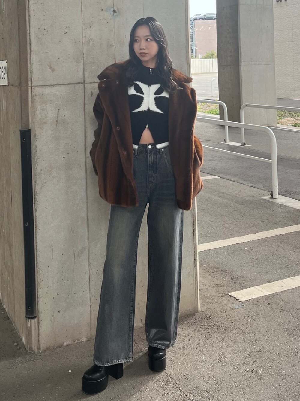 川越祐莉(EMODA)｜EMODAのその他アウターを使ったコーディネート - WEAR