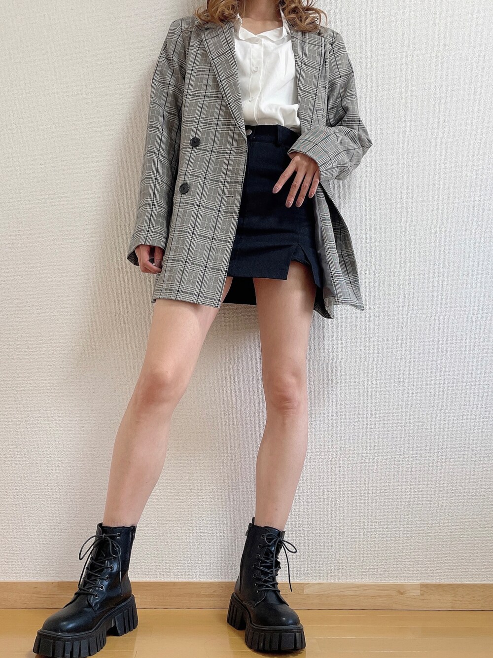 Airi｜GUのテーラードジャケットを使ったコーディネート - WEAR