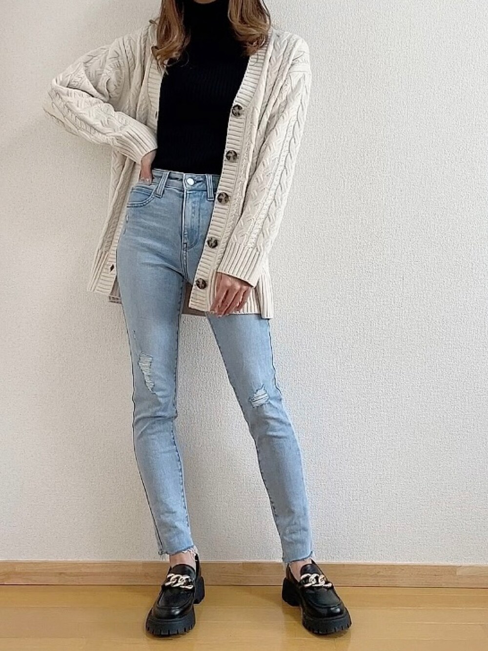 Airi｜UNIQLOのデニムパンツを使ったコーディネート - WEAR