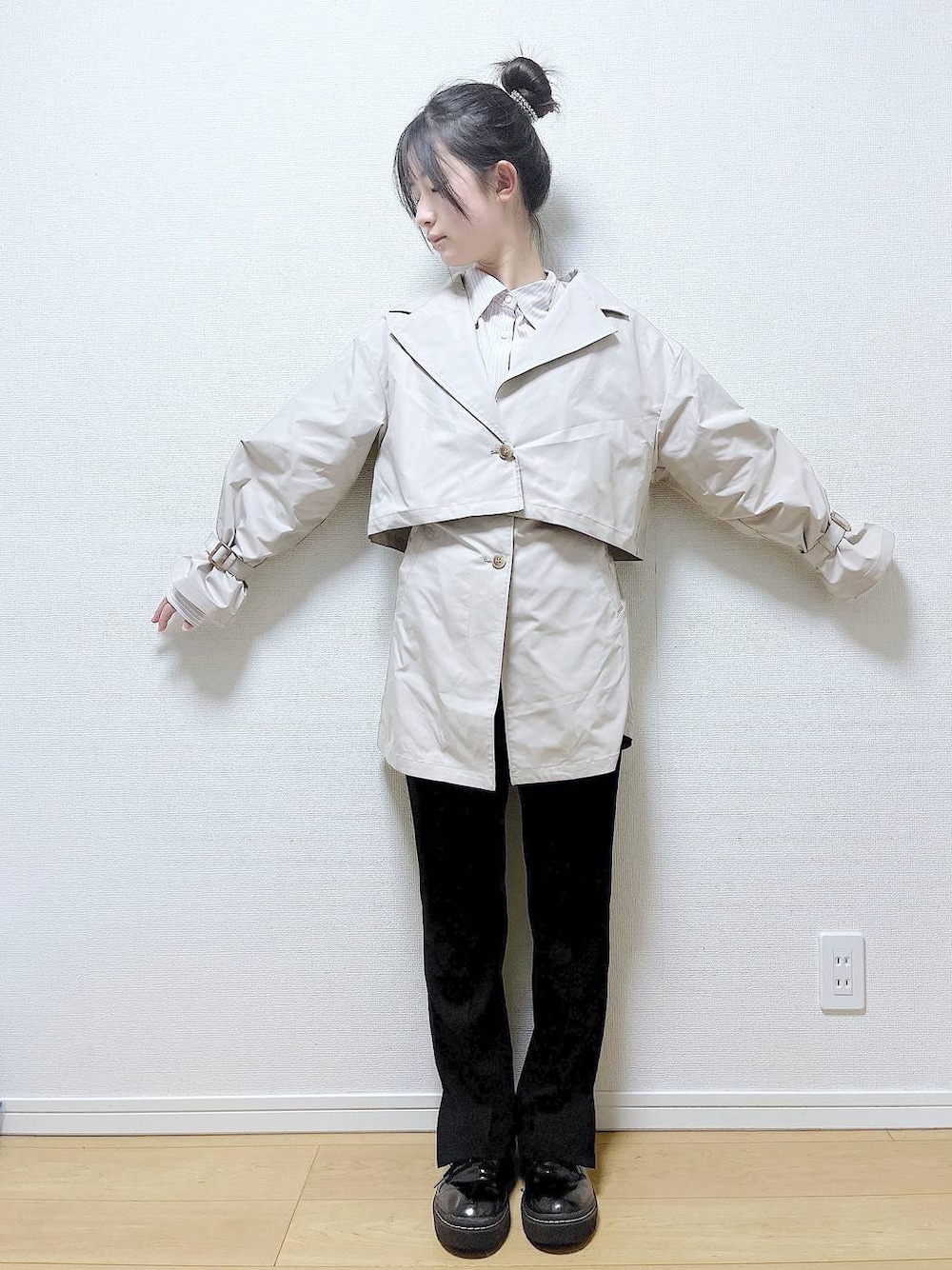 mayu.【GLOBALWORK】(GLOBAL WORK リヴィン光が丘店)｜GLOBAL WORKのシャツ/ブラウスを使ったコーディネート - WEAR