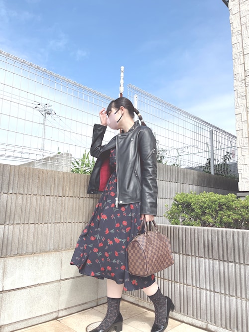 ぷー｜JAMES GROSEのライダースジャケットを使ったコーディネート - WEAR