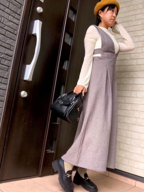 haruru 225｜Re:EDITのジャンパースカートを使ったコーディネート - WEAR