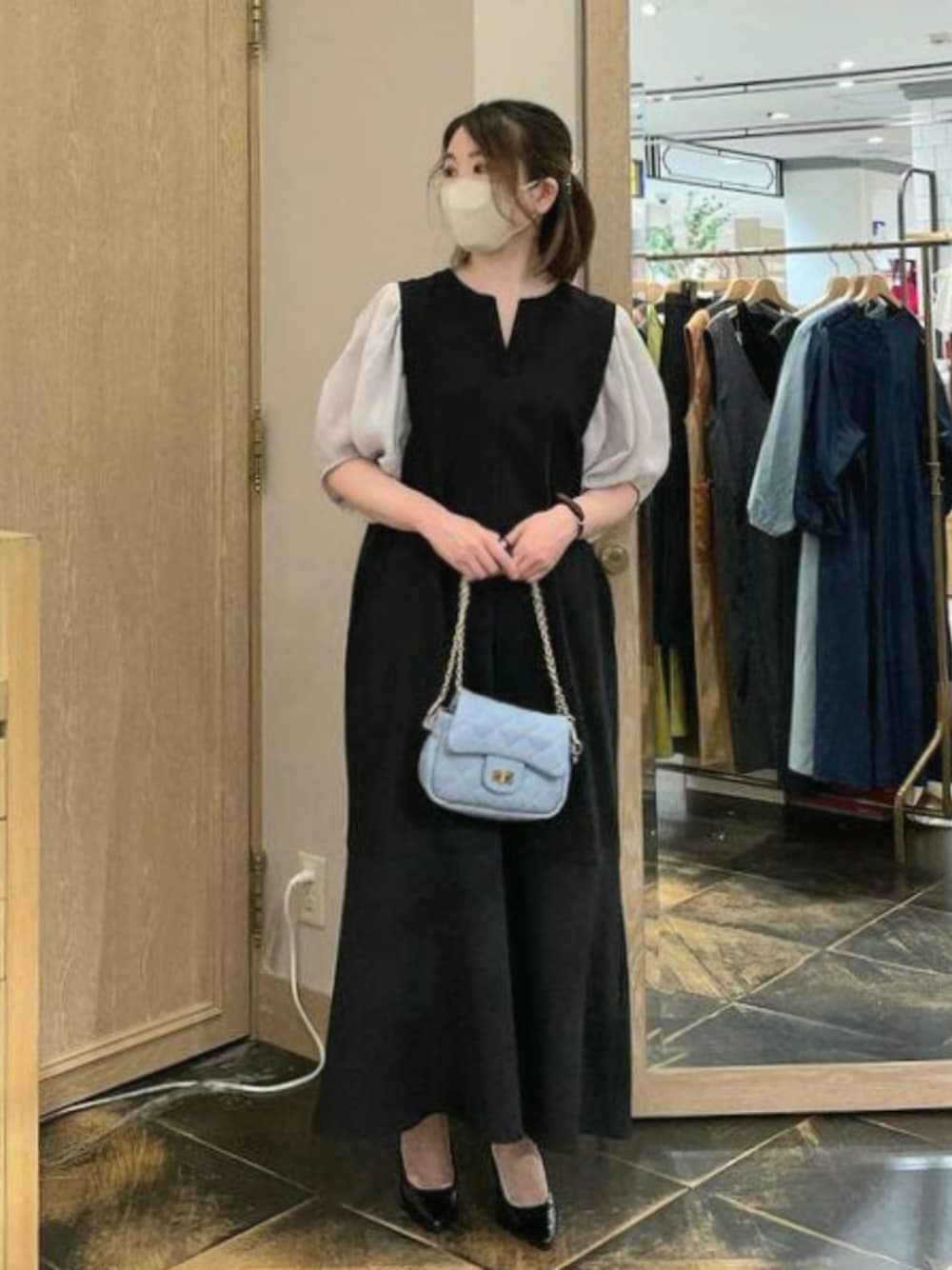 saki7211(un dix cors東武池袋)｜un dix corsのワンピースを使ったコーディネート - WEAR