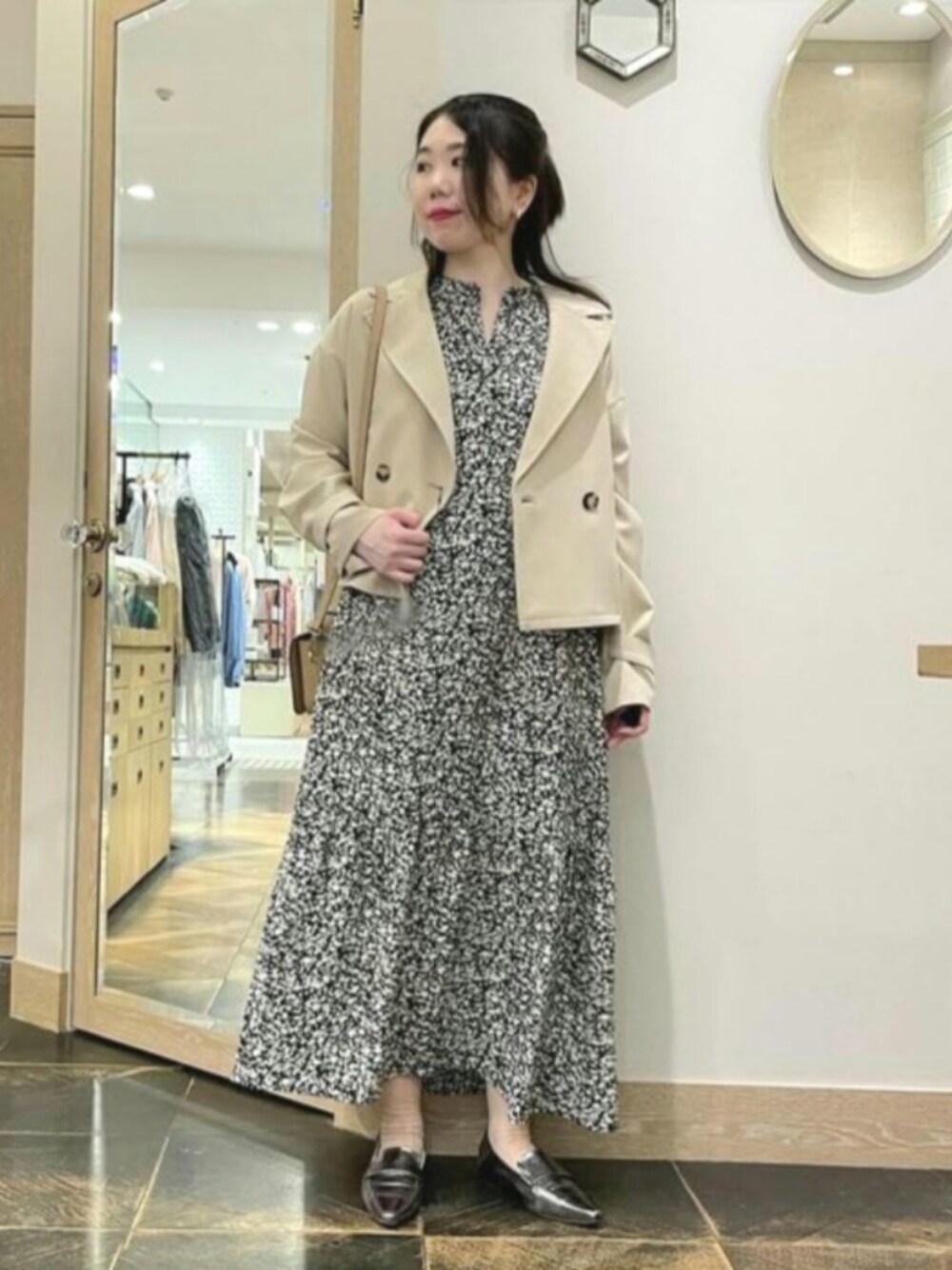 saki7211(un dix cors東武池袋)｜un dix corsのワンピースを使ったコーディネート - WEAR