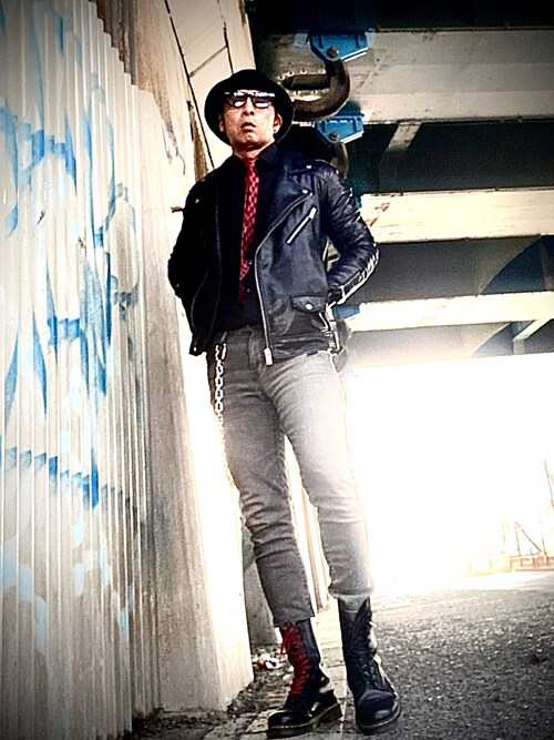 Anthony.T｜ZARAのライダースジャケットを使ったコーディネート - WEAR
