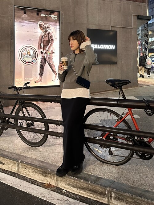 asamin(COLLAGE)｜COLLAGE GALLARDAGALANTEのニット/セーターを使ったコーディネート - WEAR