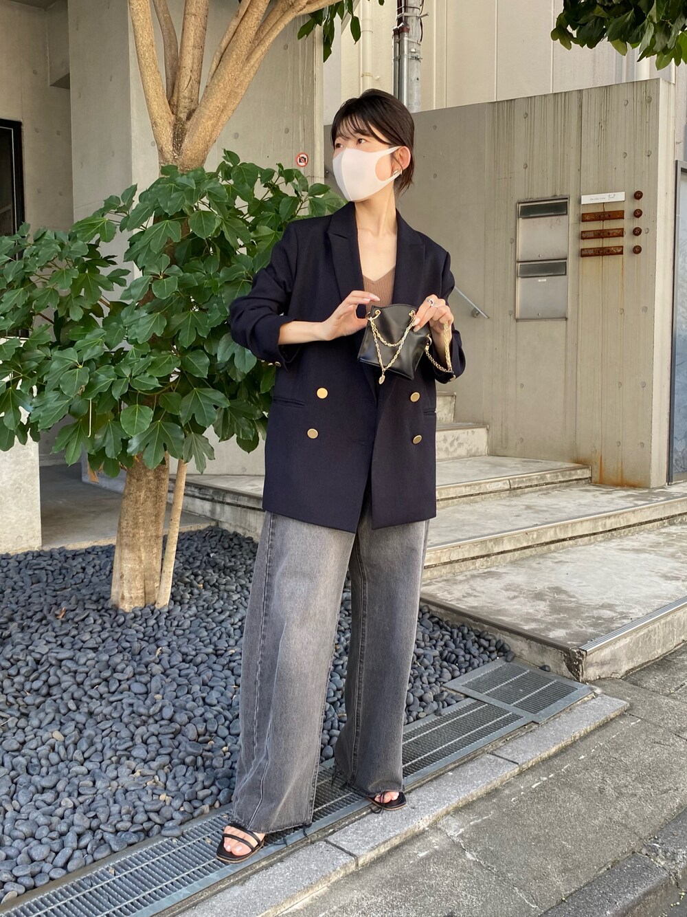 asamin（COLLAGE）｜COLLAGE GALLARDAGALANTEのテーラードジャケットを使ったコーディネート - WEAR