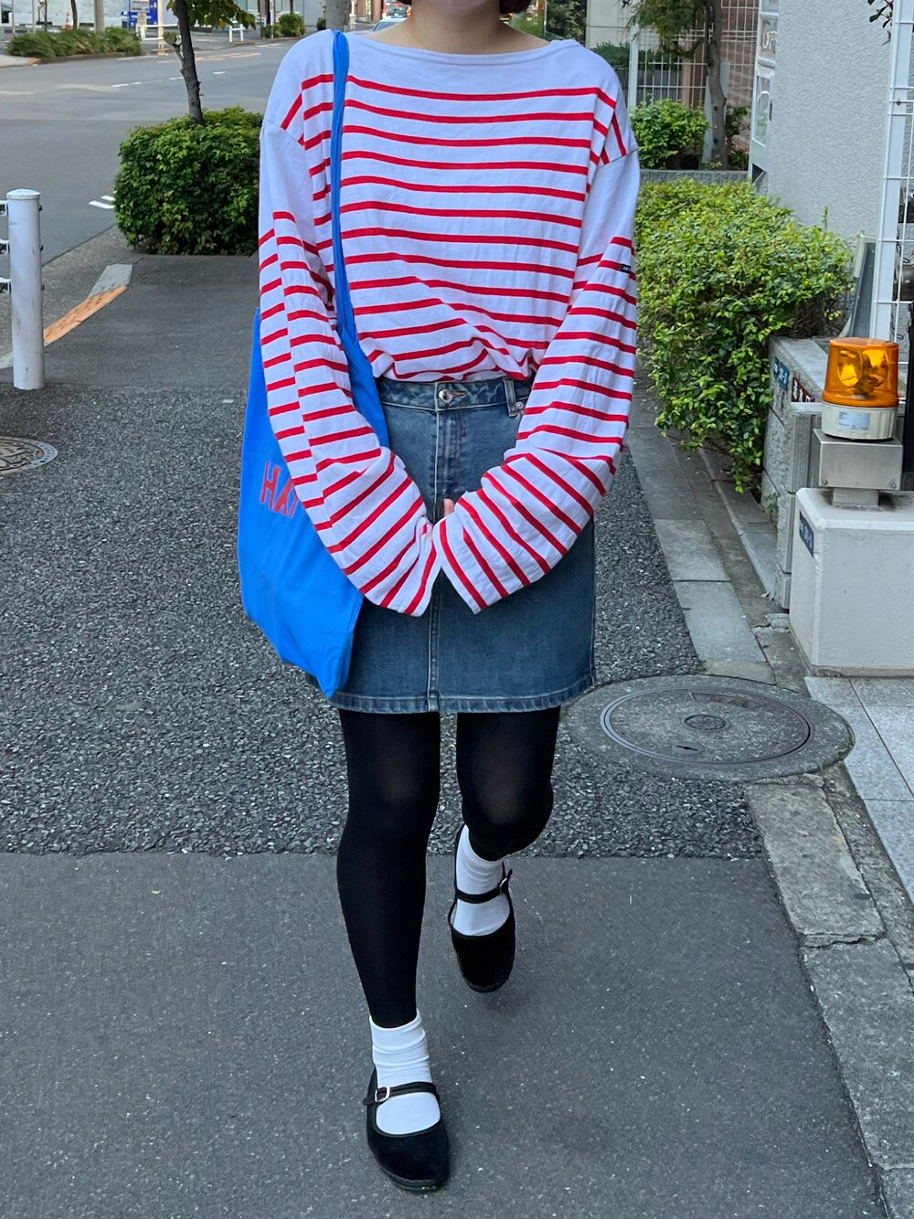 ぷに｜A.P.C.のデニムスカートを使ったコーディネート - WEAR