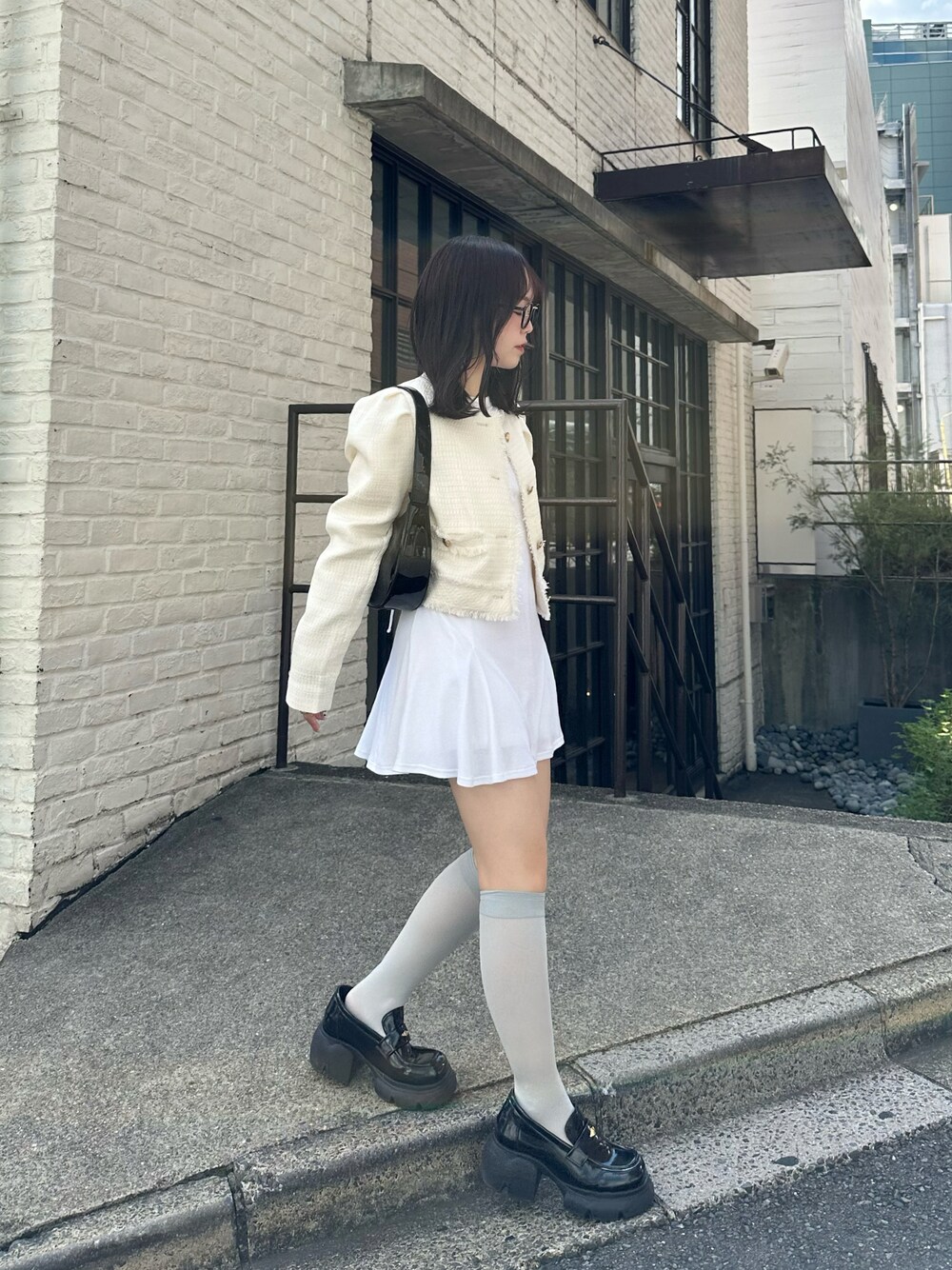 mayuko(one after another NICE CLAUP)｜one after another NICE CLAUPのノーカラージャケットを使ったコーディネート - WEAR