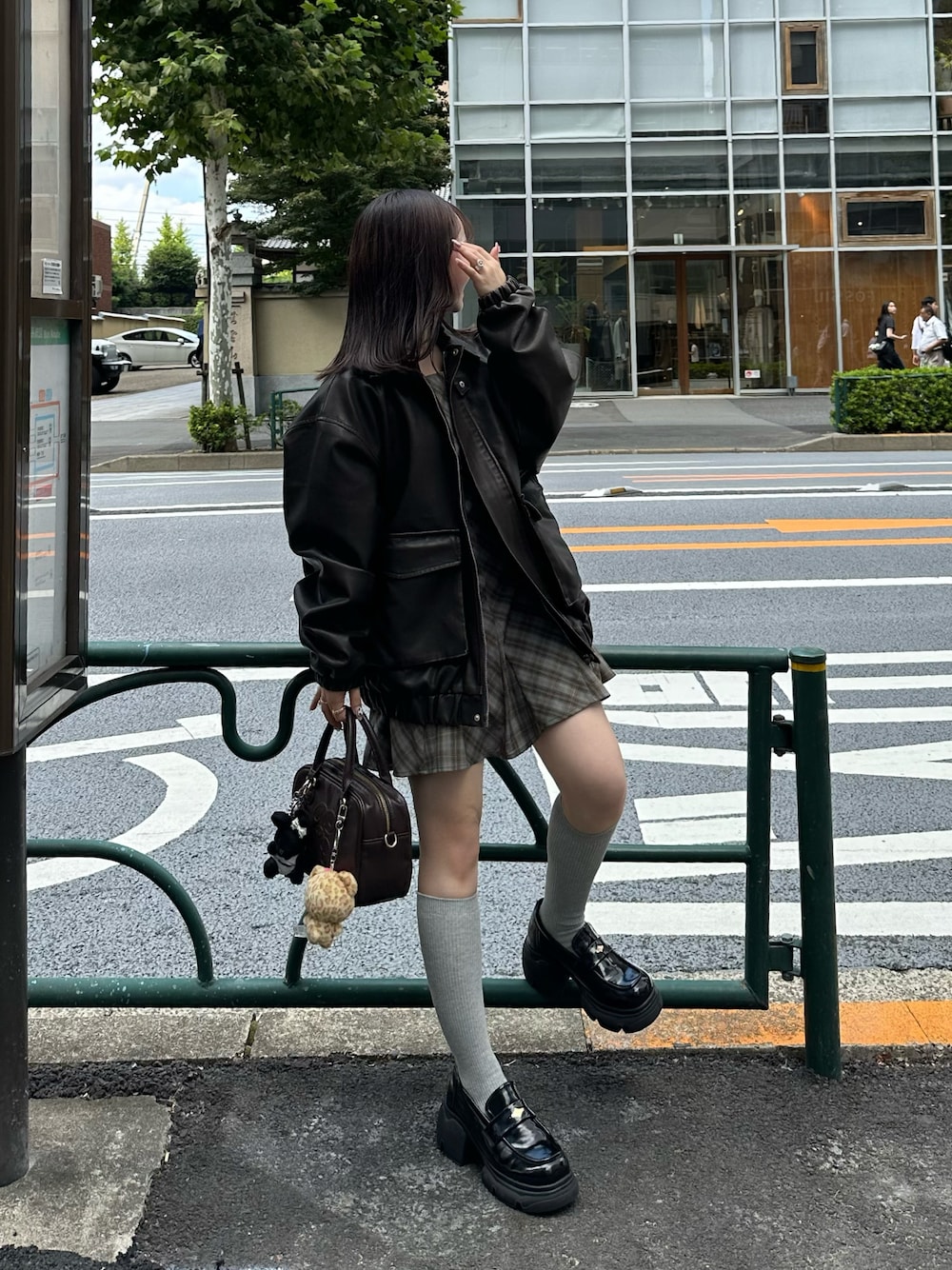 mayuko(one after another NICE CLAUP)｜one after another NICE CLAUPのライダースジャケットを使ったコーディネート - WEAR