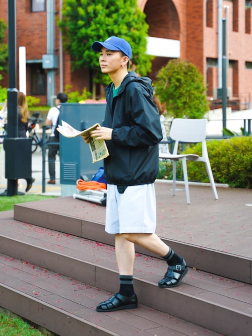 idaka｜UNIQLOのナイロンジャケットを使ったコーディネート - WEAR